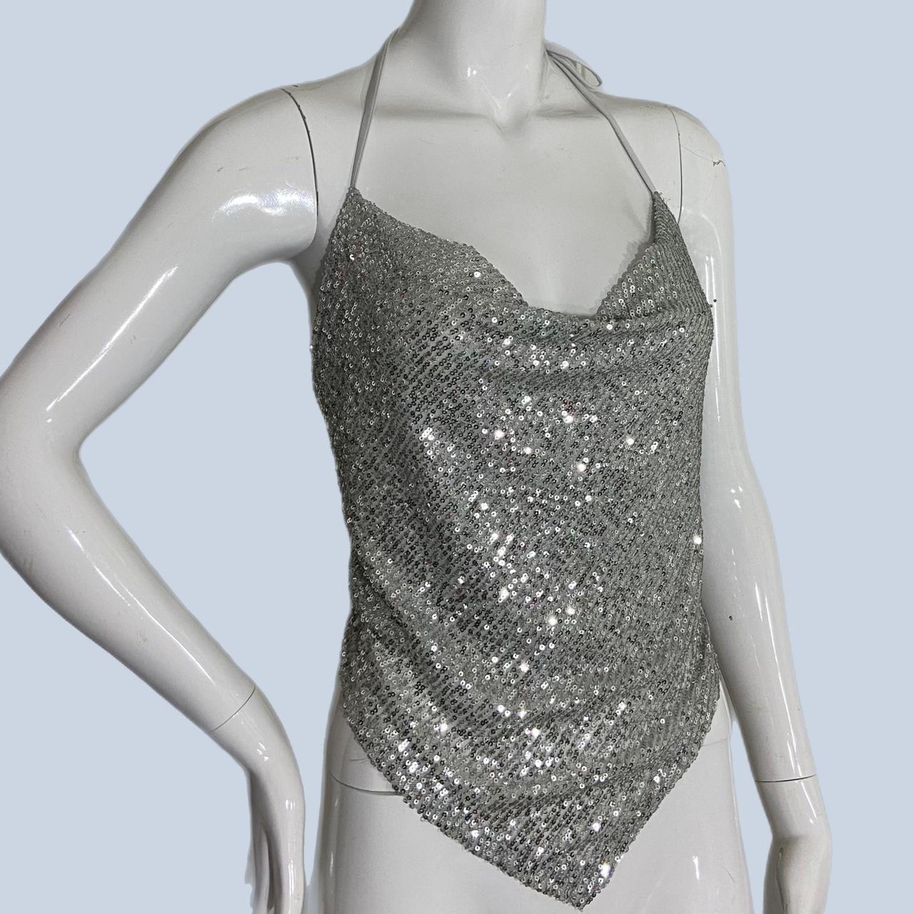 Women's Silver Vest | Depop