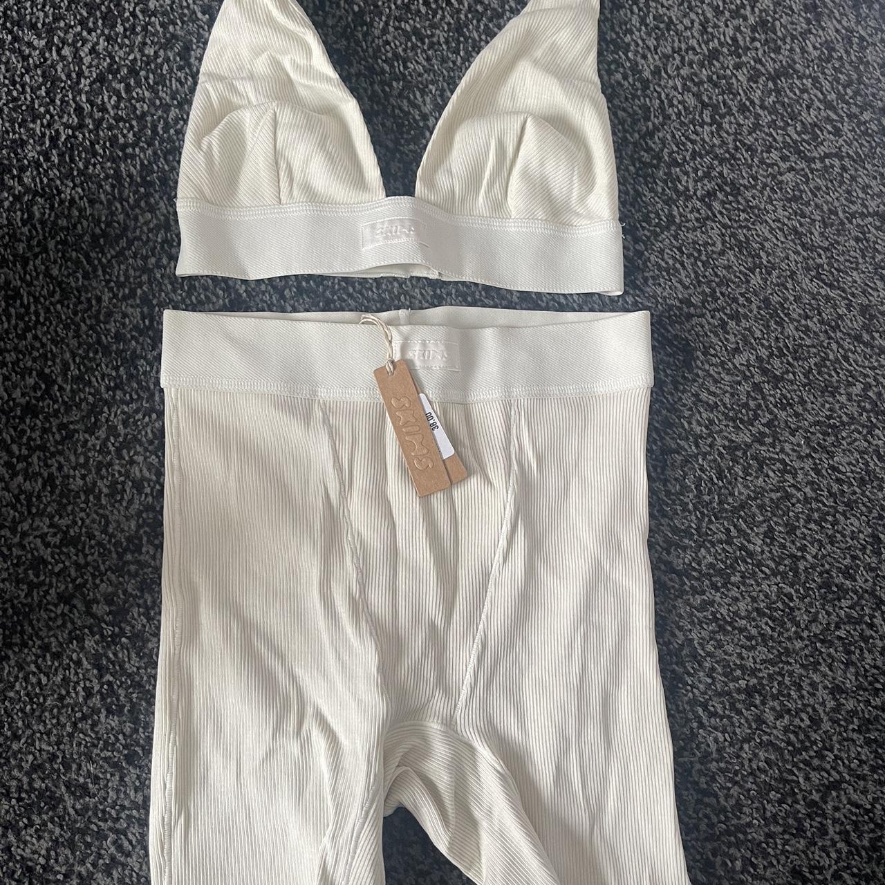 Skims set. bra has been worn for a few hours... - Depop