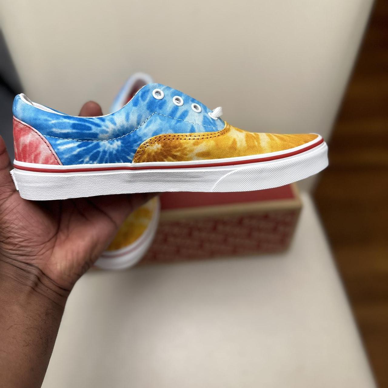 Vans Era Tie Dye Block Multi Colored Sneakers New... - Depop