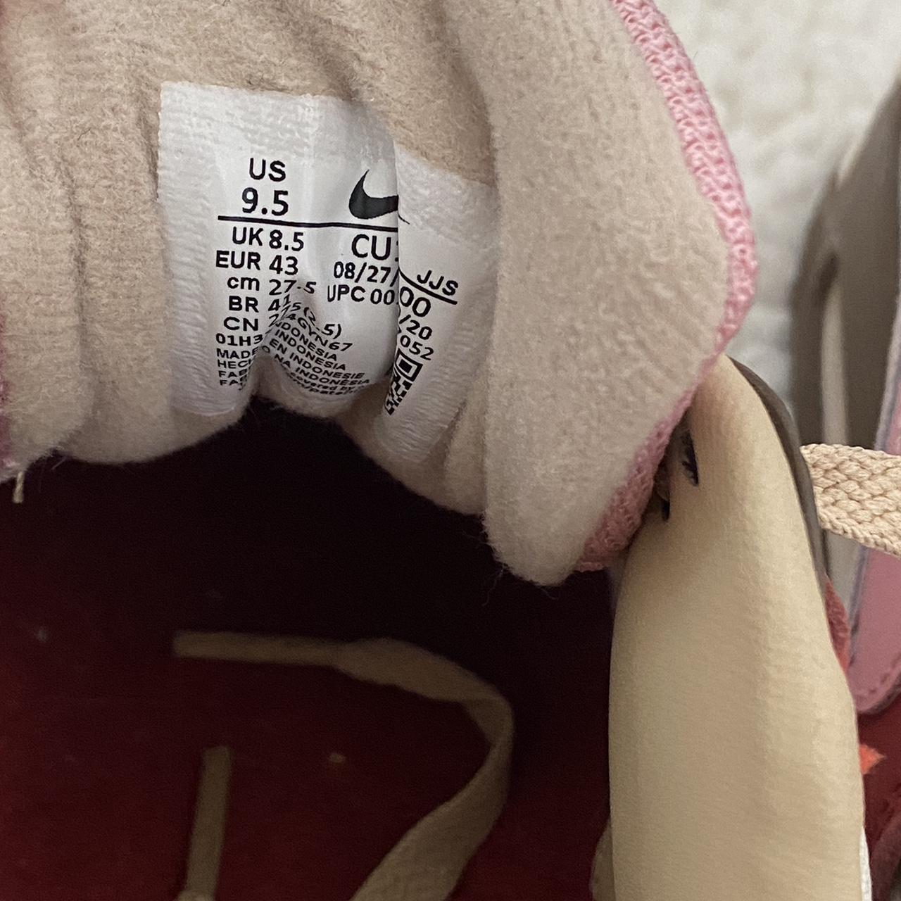 size in 9.5 men’s / red, brown, pink, and white nike... - Depop