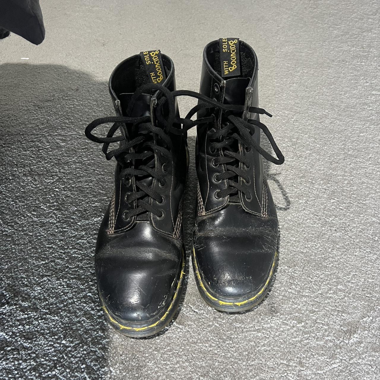 Original Doc Martens. Womens size 9. Well worn - Depop