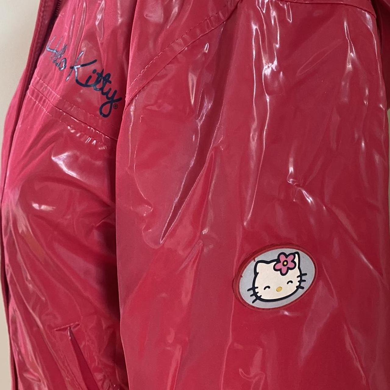 Vintage hello kitty rain jacket with detachable... - Depop
