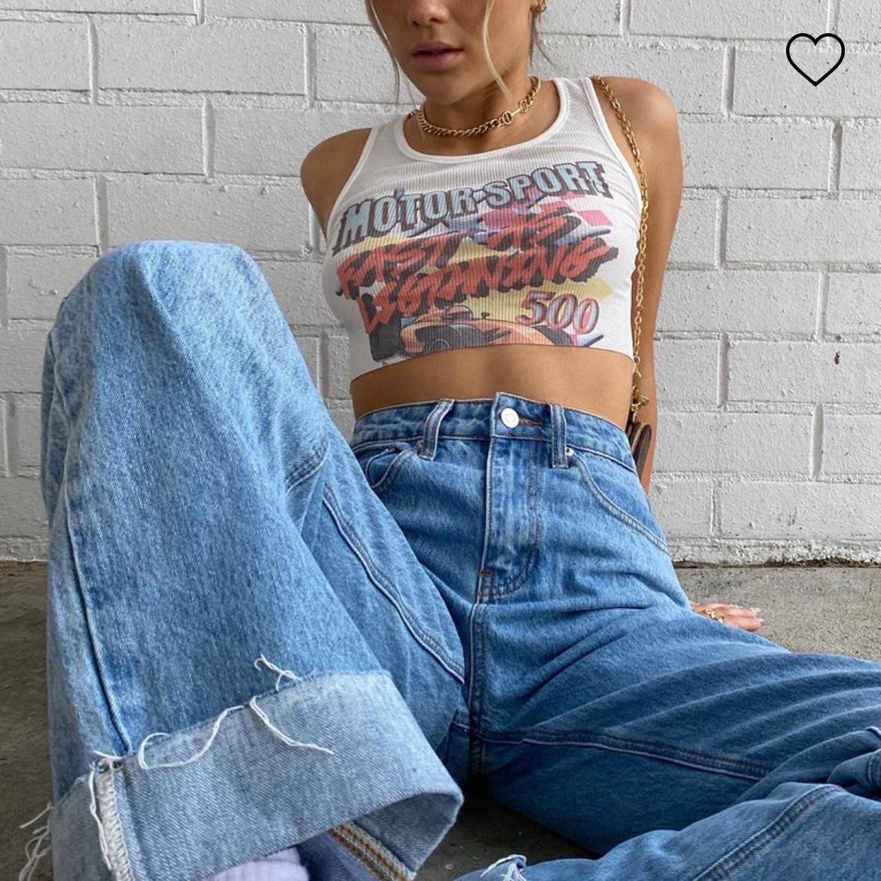 Princess Polly moto club singlet Worn twice RRP $50 - Depop