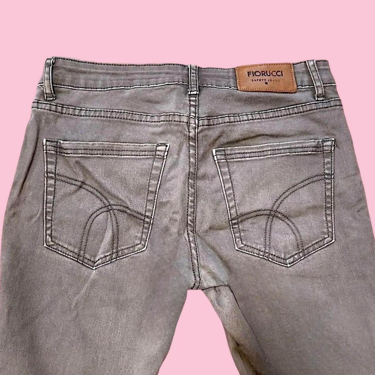fiorucci italy skinny grey Safety jeans excellent... - Depop