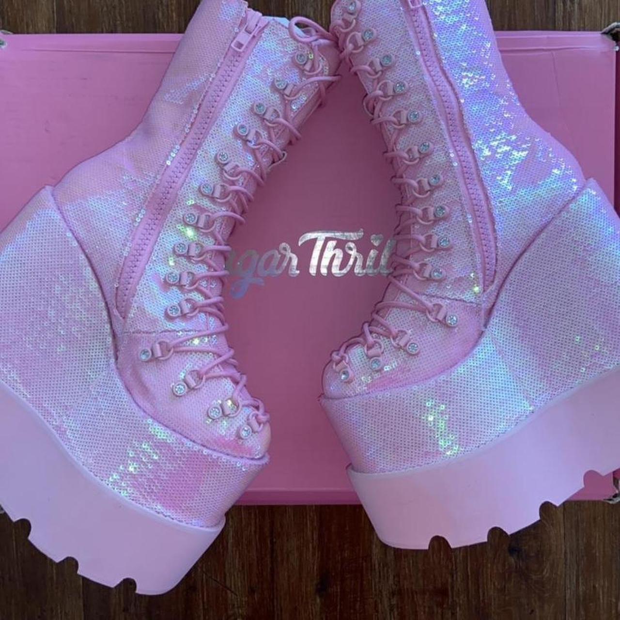 Sugarthrillz / sugarthrills platform traitor boots!... - Depop