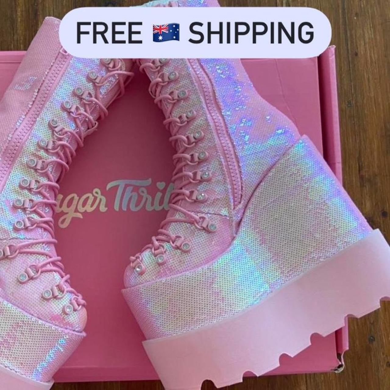 Sugarthrillz / sugarthrills platform traitor boots!... - Depop