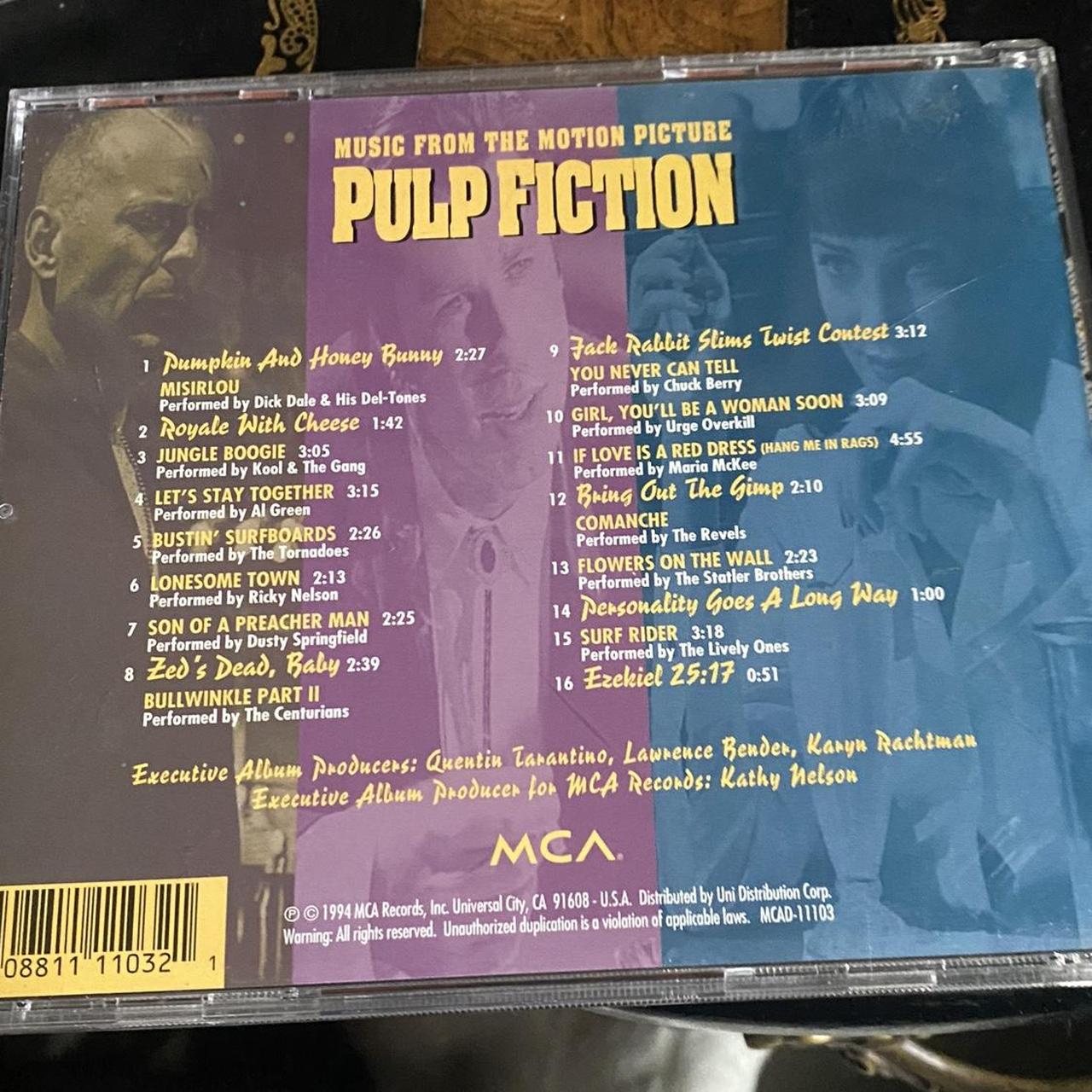 VINTAGE pulp fiction sound track cd from the... - Depop