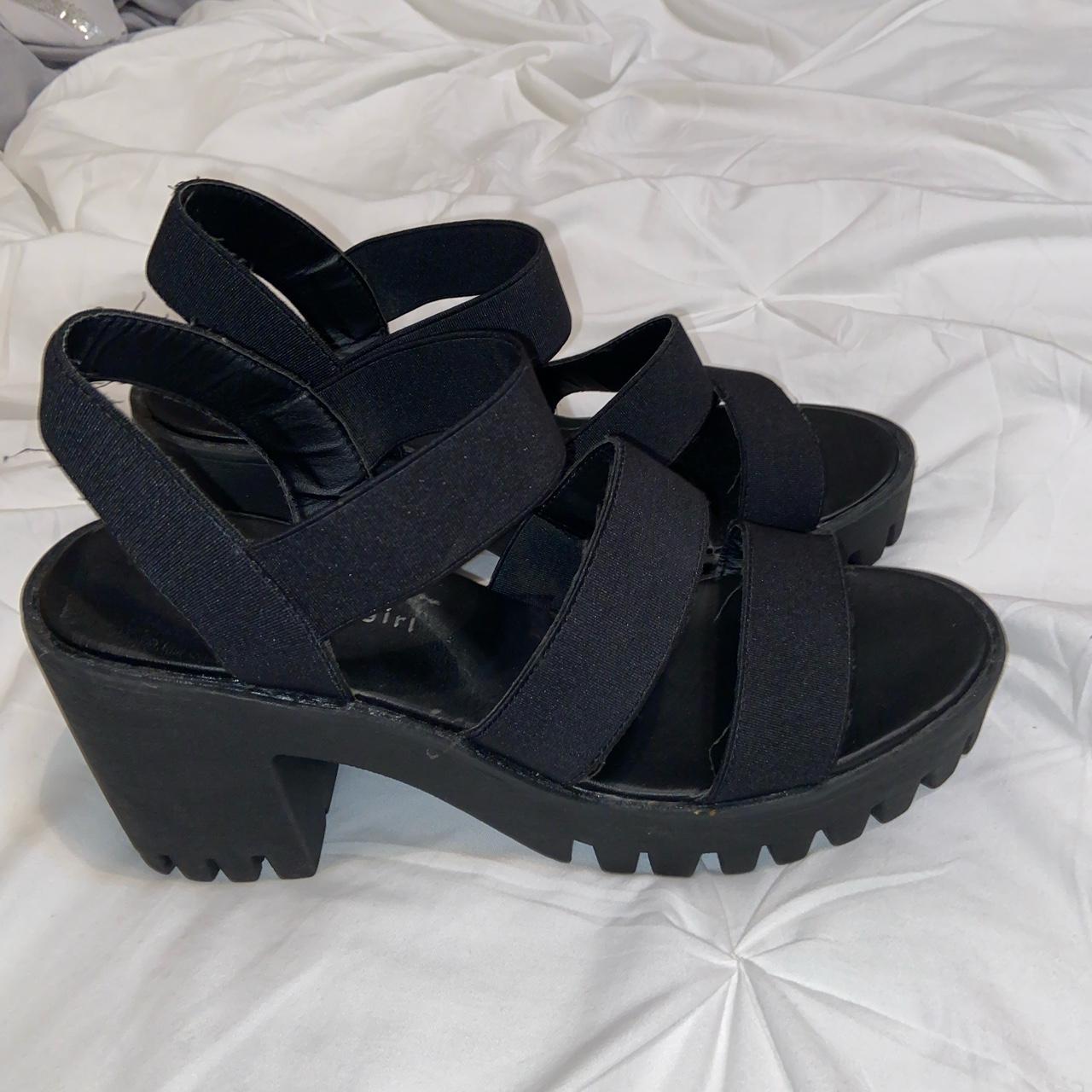 strappy platform sandals pair perfect w sunflower