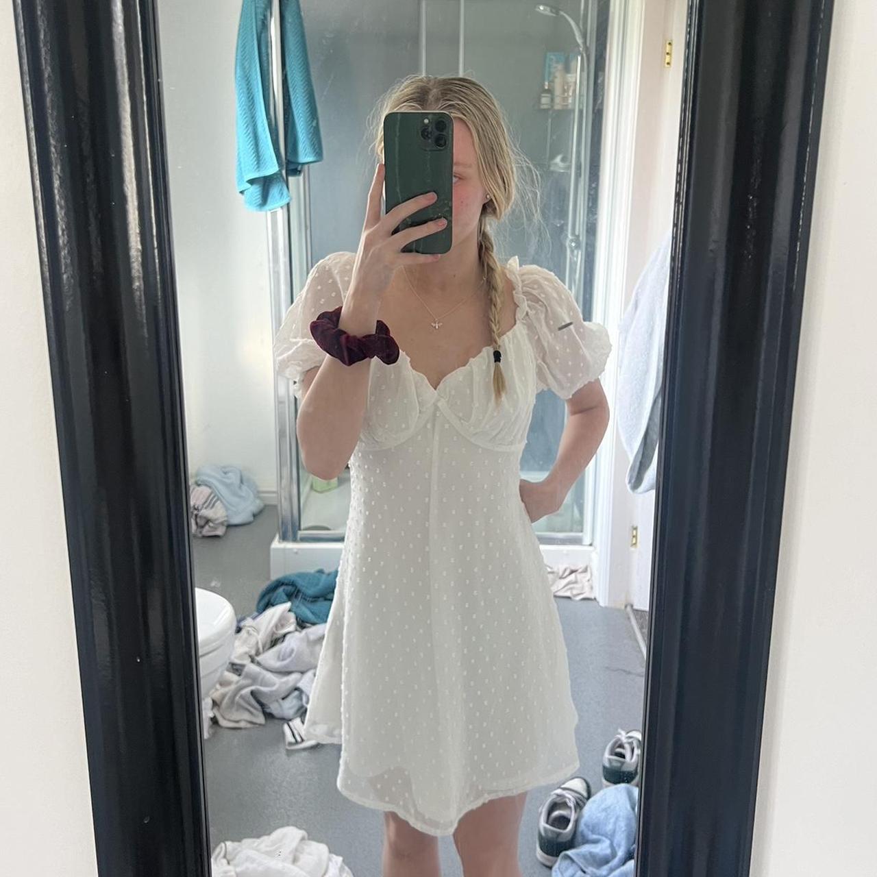 White Milkmaid Dress💌 In Perfect Condition💌 Only Depop