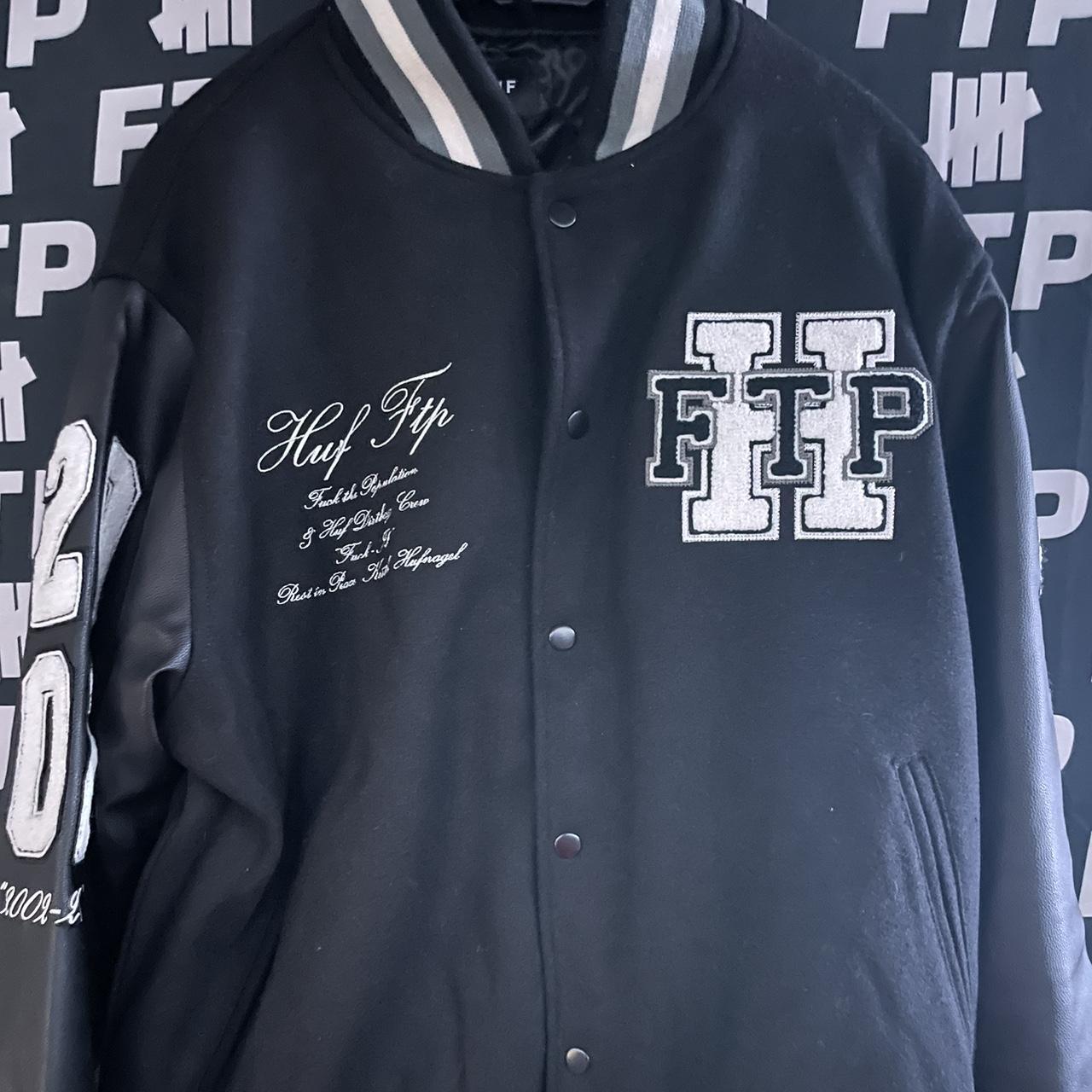 ftp x huf varsity jacket - Depop