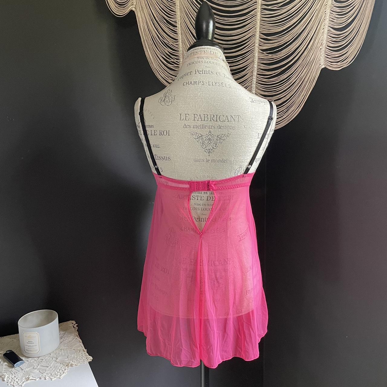 Hot Pink Babydoll - Inner Secrets size small,... - Depop