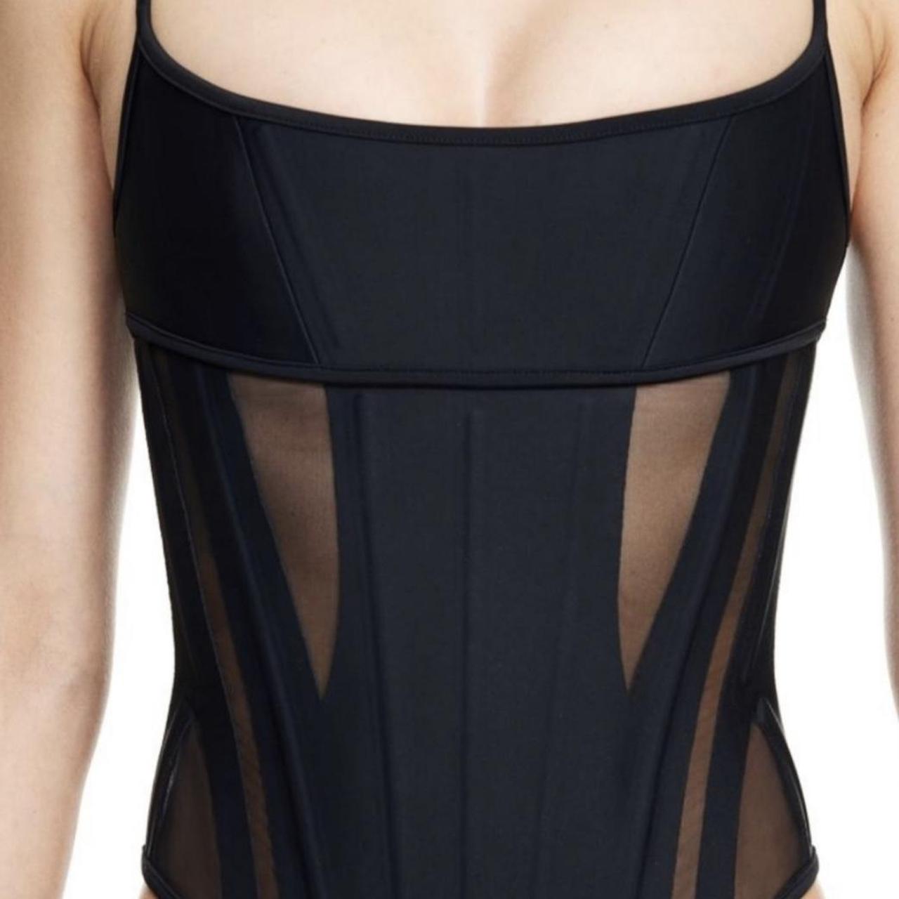 NWT Sold out Mugler x H&M corset size Small Never... - Depop