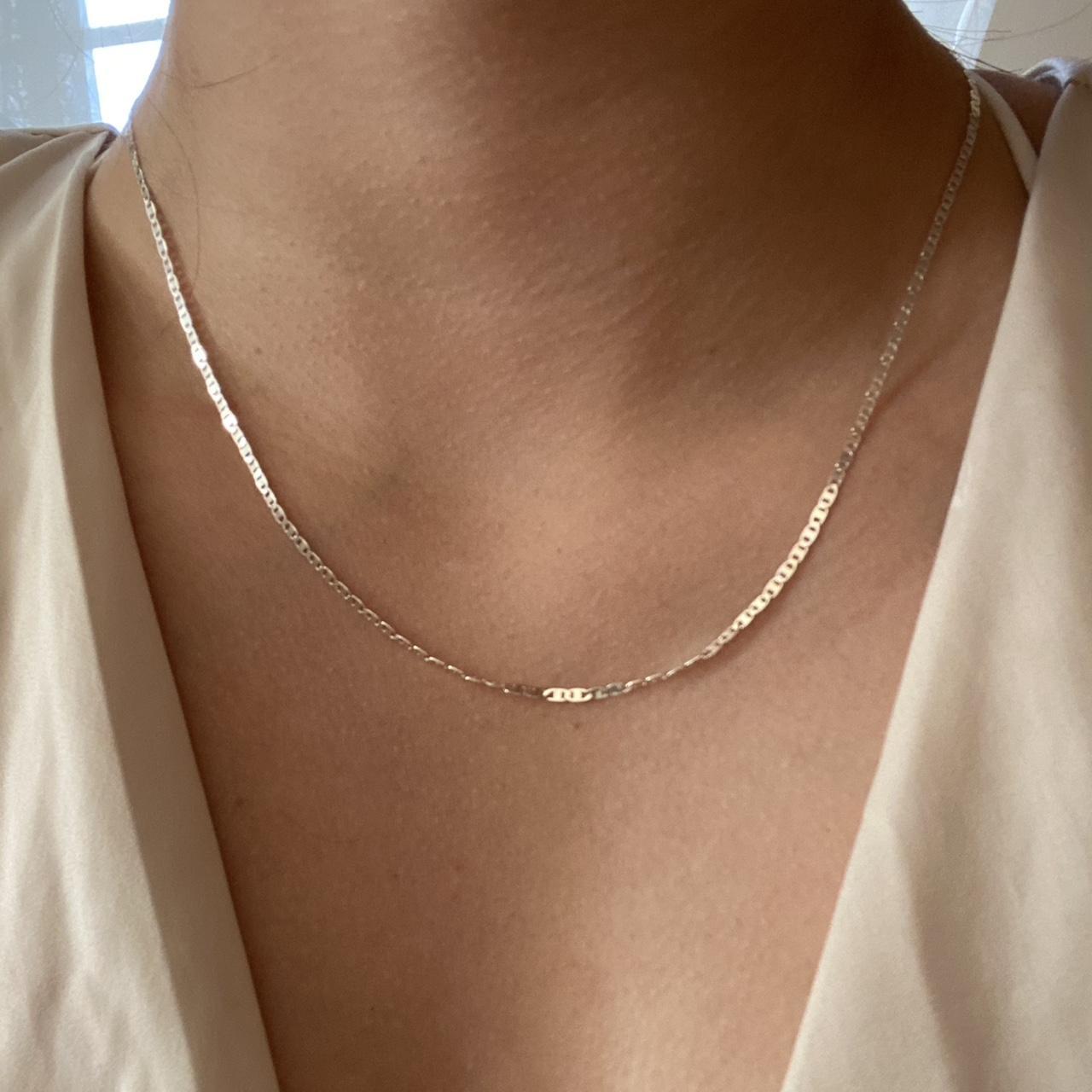 Sterling silver chain brand new. Tagged for... - Depop