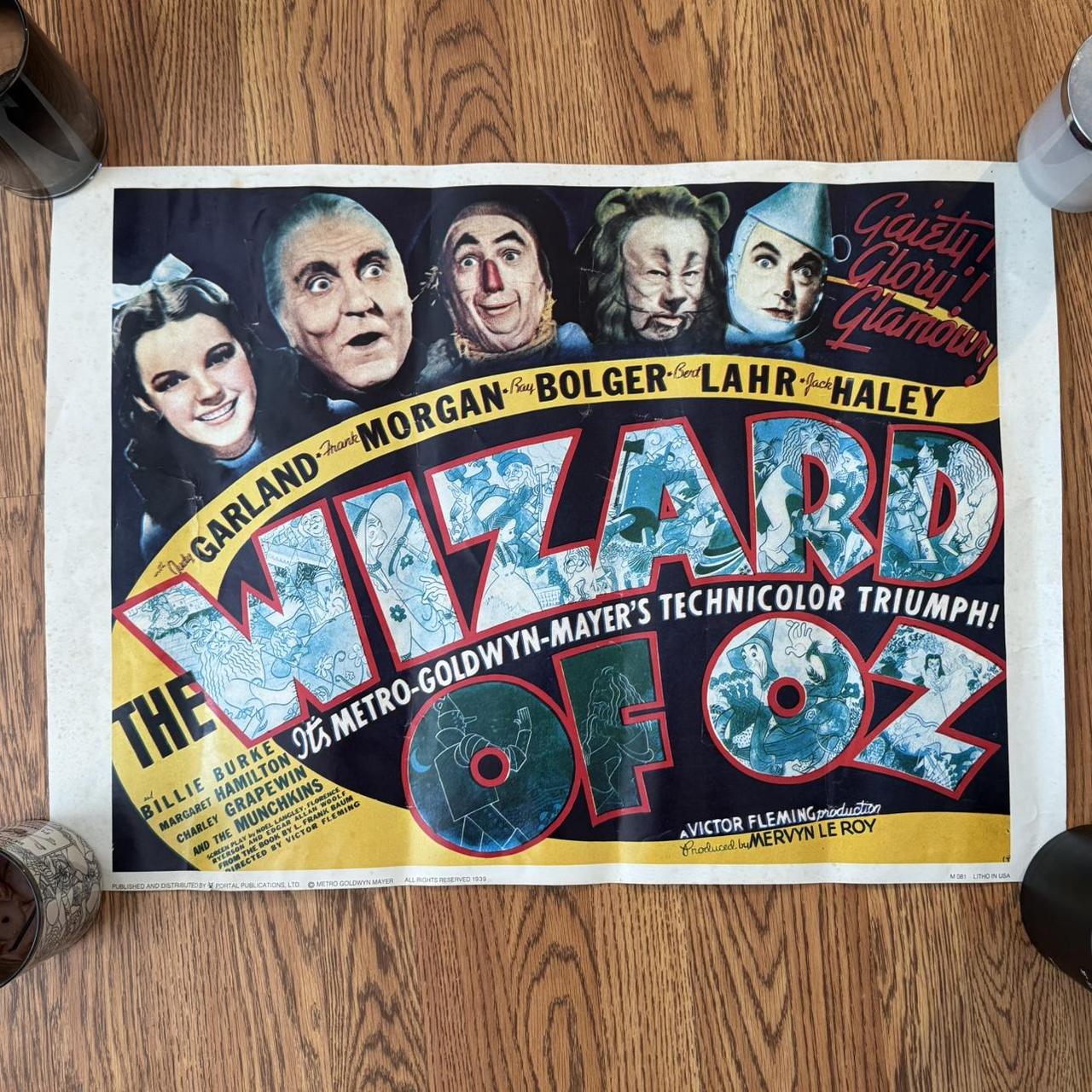 Wizard of Oz 70s movie art print poster -28 in x 20... | Depop