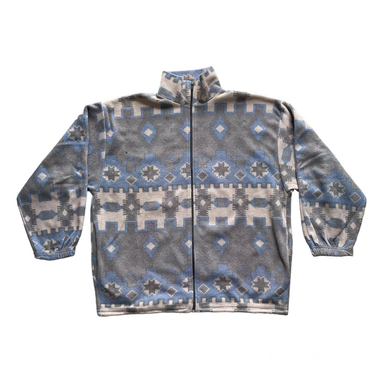 Vintage patterned fleece 💋 ABOUT THIS ITEM vintage... - Depop