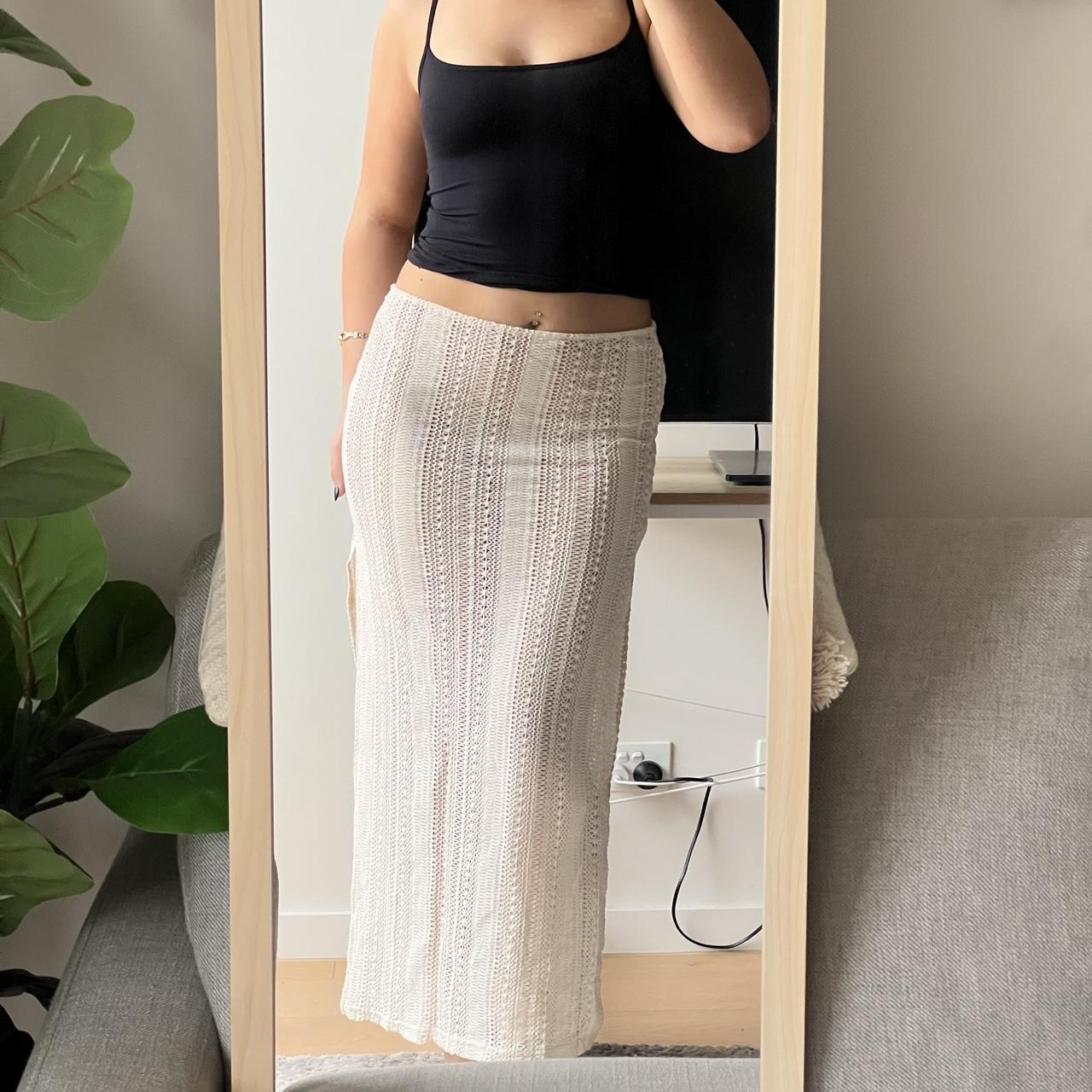 Most gorgeous BNWT princess polly crochet maxi skirt... - Depop