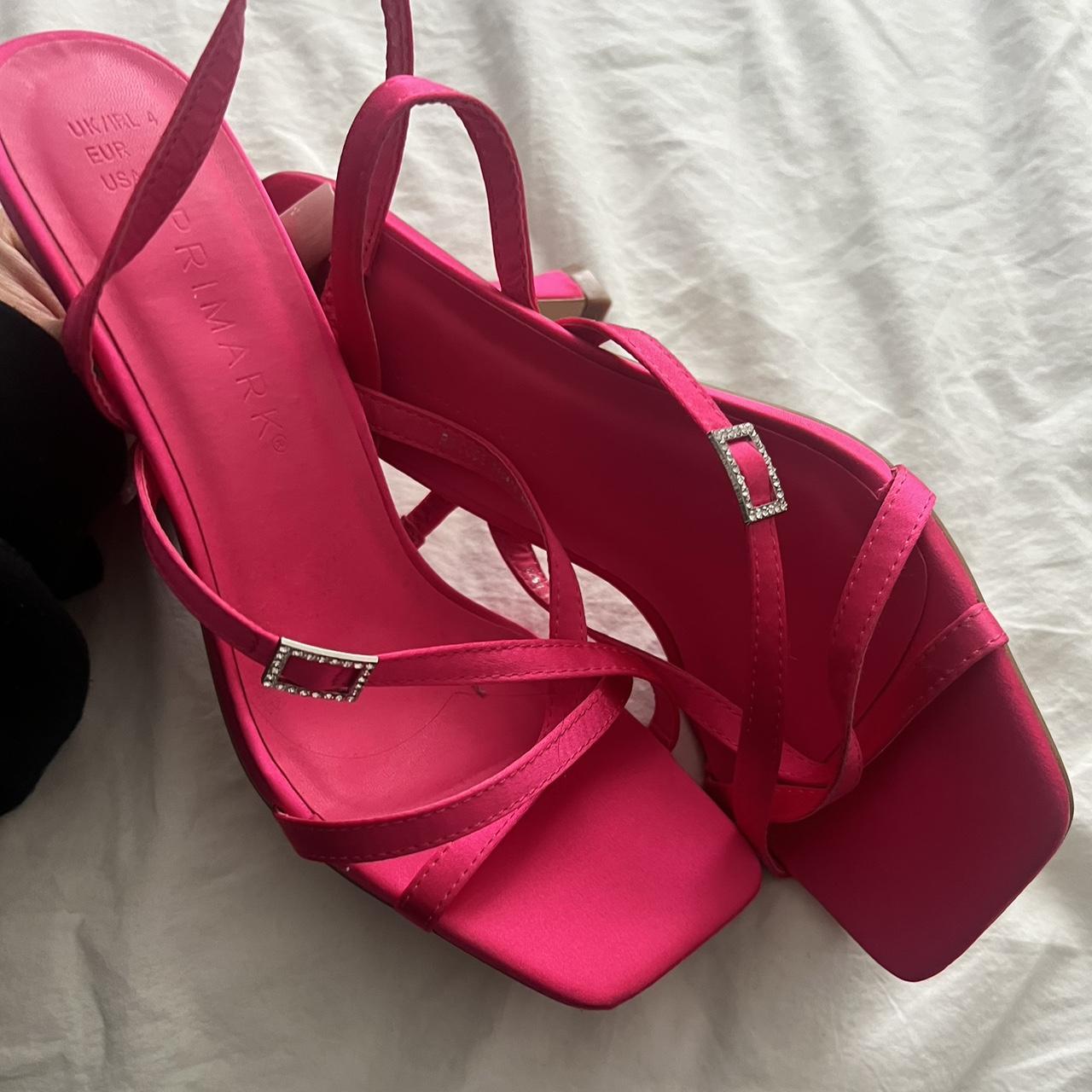 Hot pink, beautiful Primark Heels~ worn once~ so... - Depop
