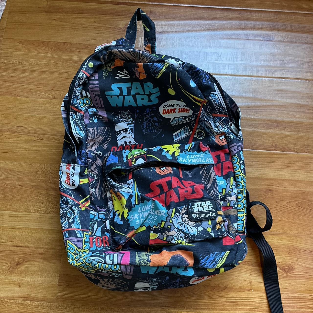 Loungefly Star Wars canvas backpack with interior... - Depop