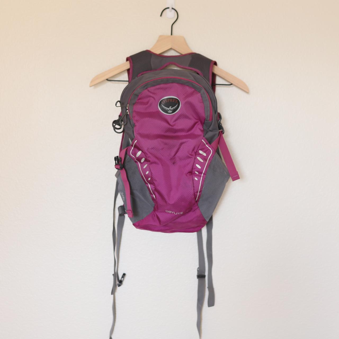 Osprey Daylite Backpack Day Pack Fushia Pink Gray... - Depop