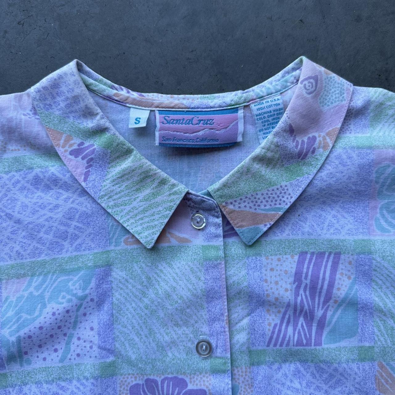 Vintage Santa Cruz button up Size small... - Depop