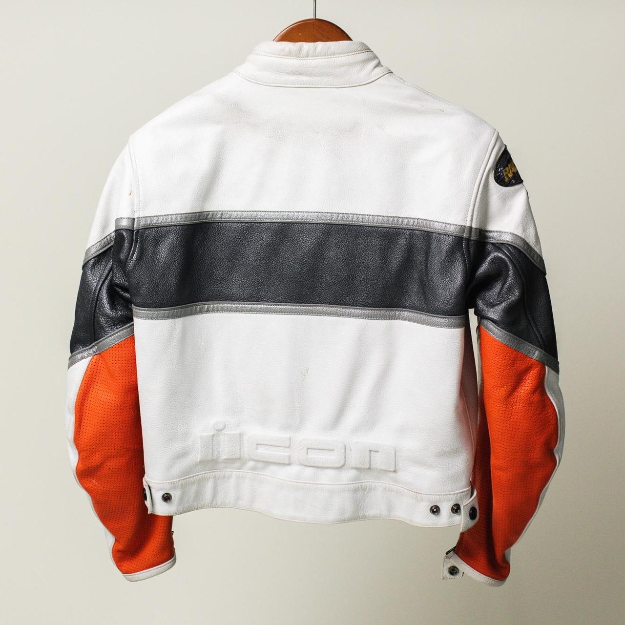 Icon motorcycle jacket marked as XL but fits vintage... | Depop