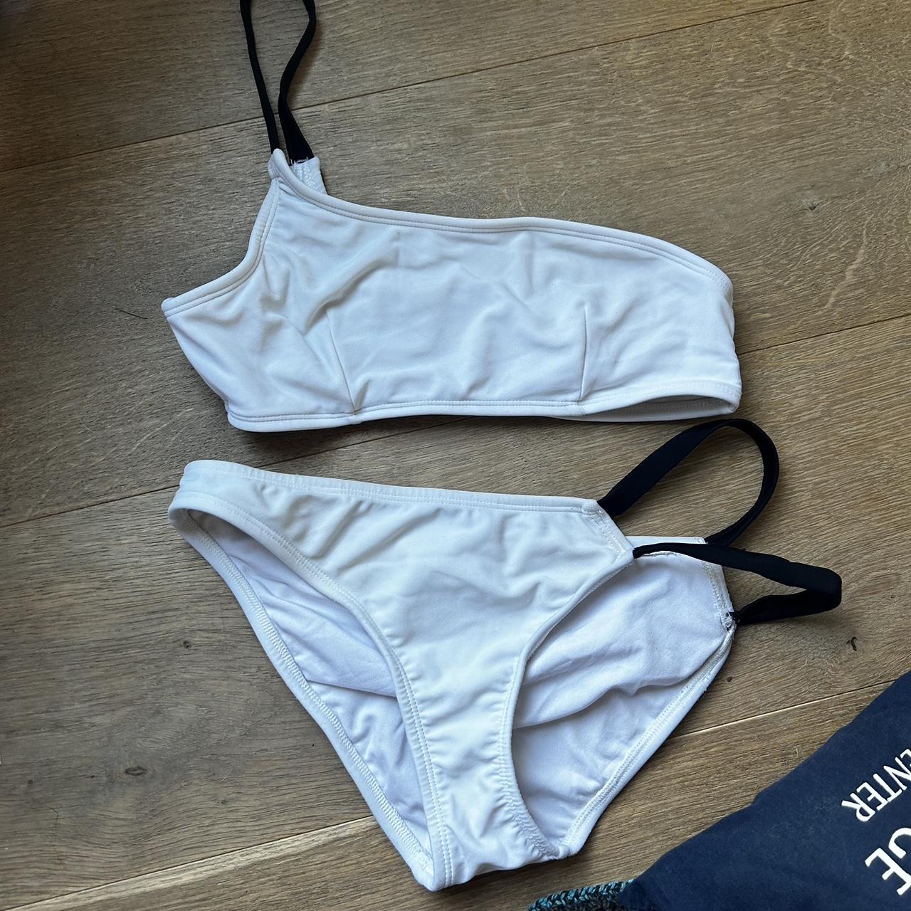 ASOS swim suit:) One strap, with black details.... - Depop