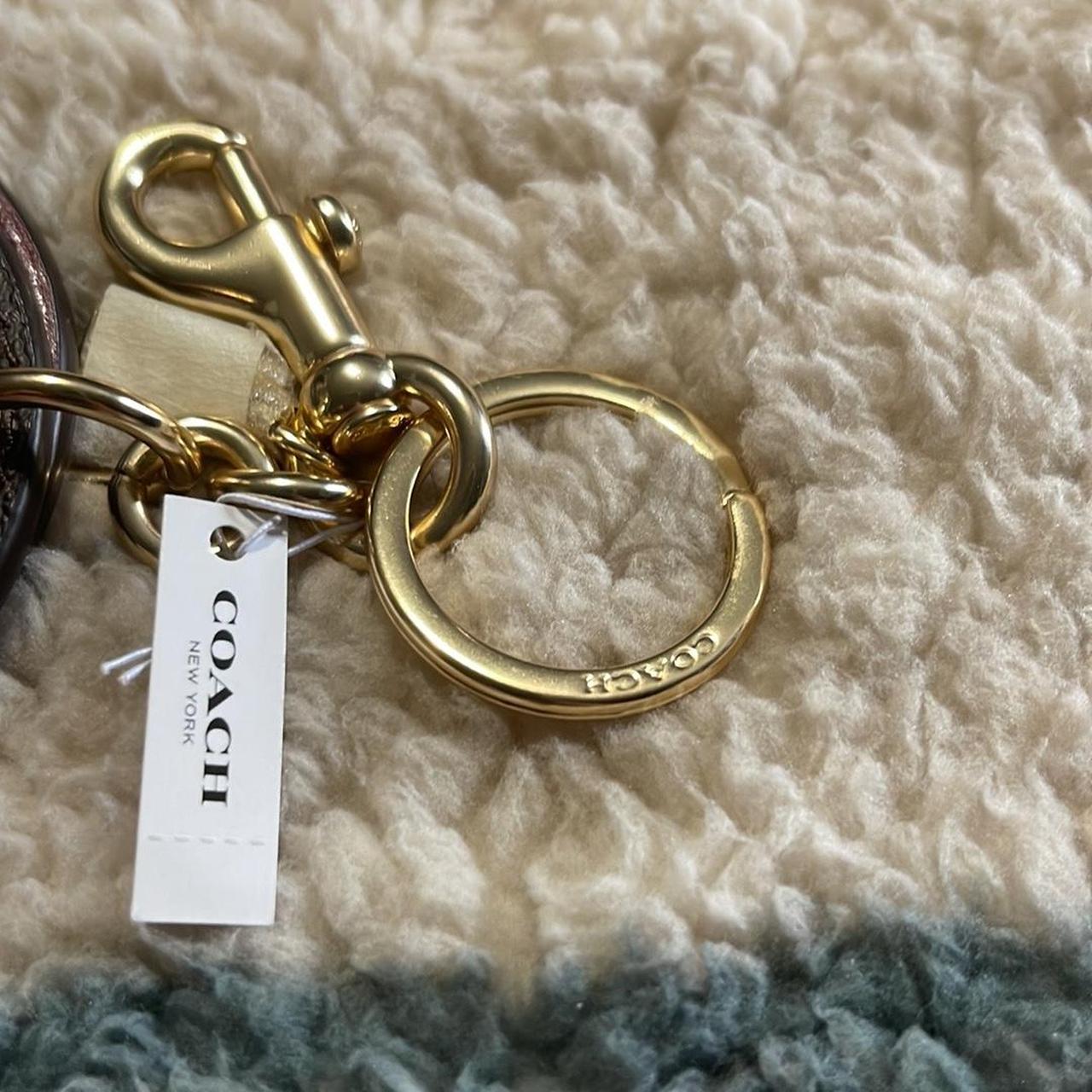 Coach keychain with mirror Logo imprint New in... - Depop