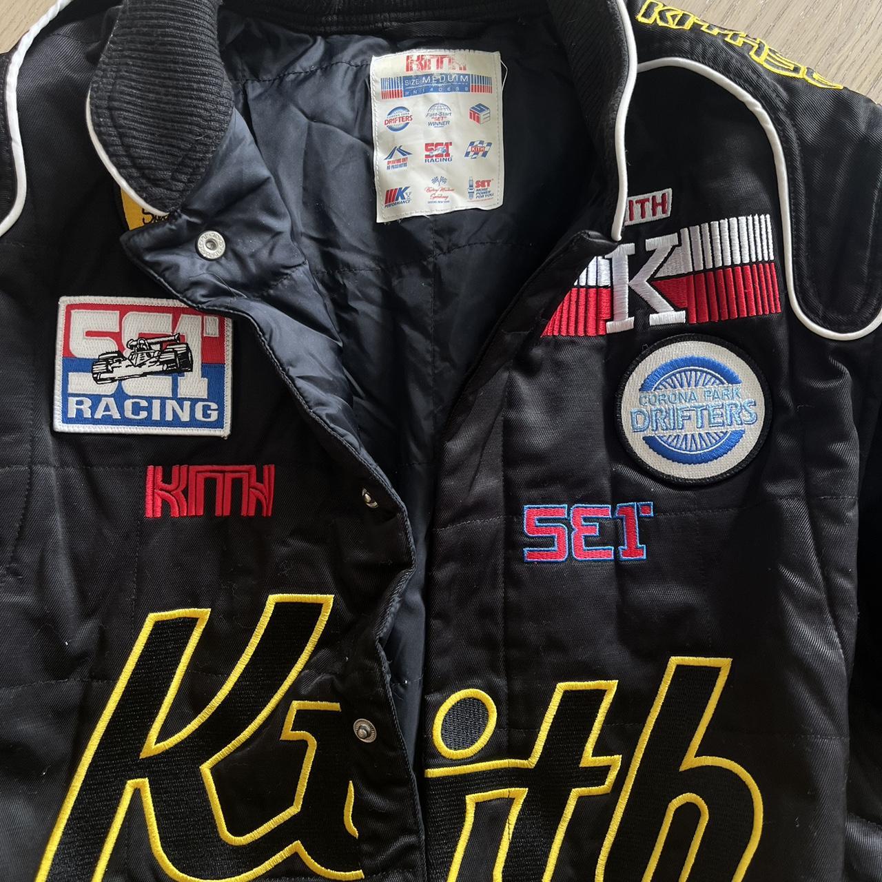 Kith Rare Black Racing Collection Jacket! Size... - Depop