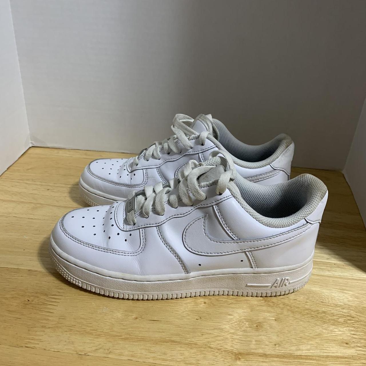 Nike Air Force 1 07 Triple White Womens Sneakers... - Depop