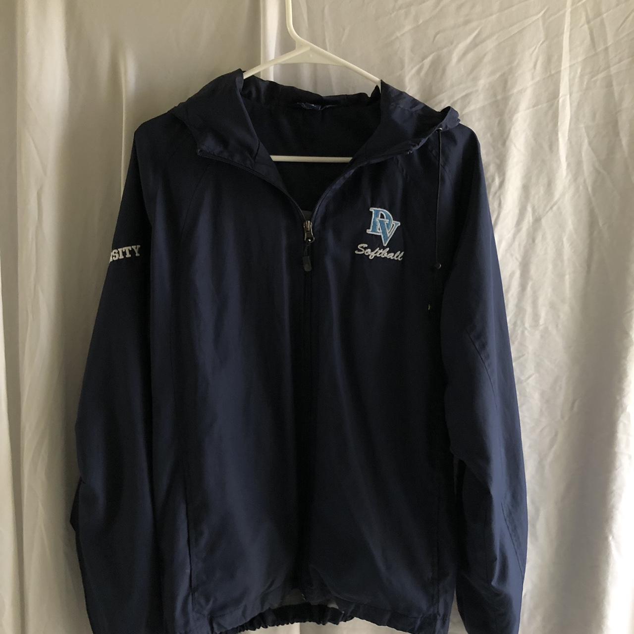 🔵Varsity softball vintage jacket 🥎 - Fits good to... - Depop