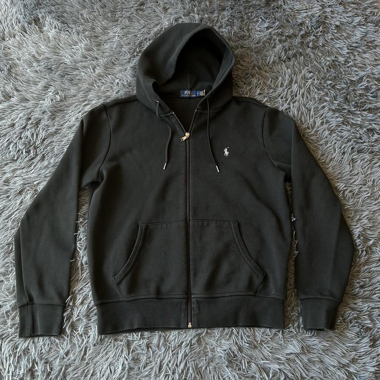 Black Polo Double Tech Zip up Size M Mens, 66%... - Depop