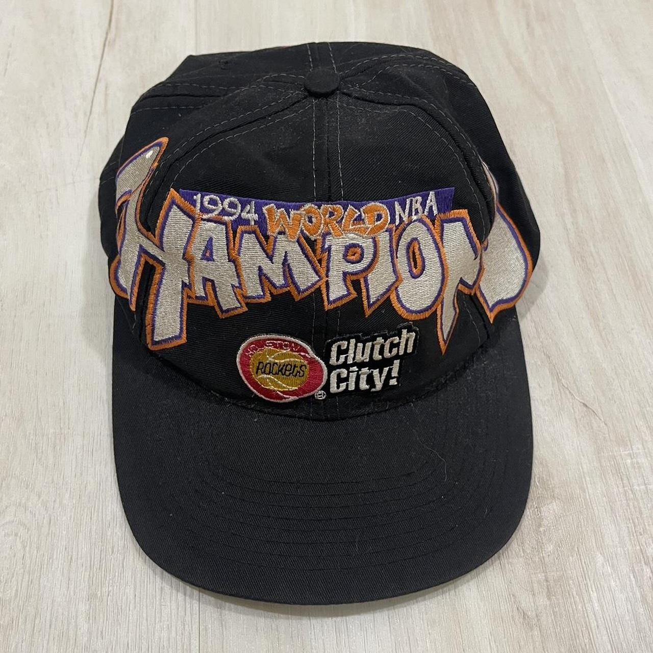 Vintage Houston Rockets Hat Champion 1994 Logo 7 •... - Depop