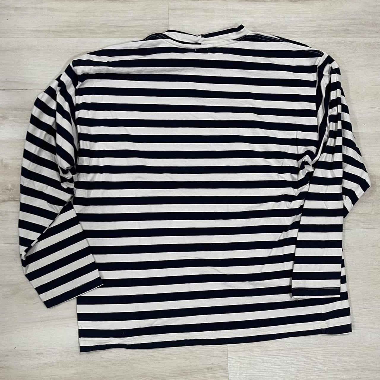 Vintage Guess Jeans Stripe Longsleeve Shirt • Sold... - Depop