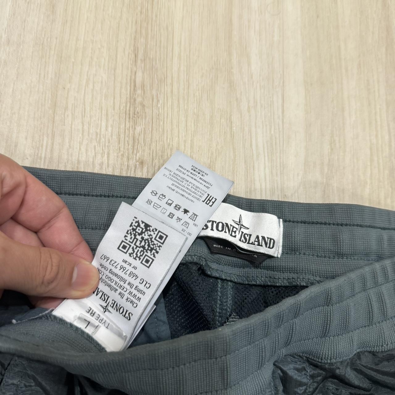 Stone Island Nylon Pants • Sold As Is • Small Hole... - Depop