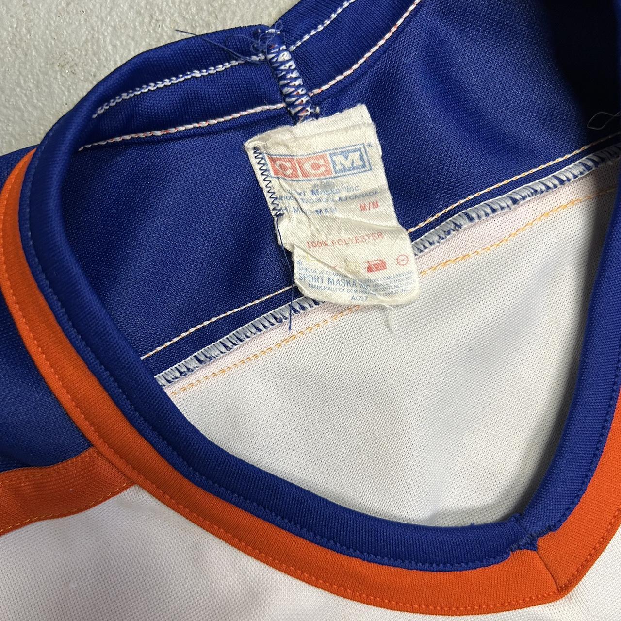 EDMONTON OILERS VINTAGE HOME JERSEY BY CCM Edmonton... - Depop