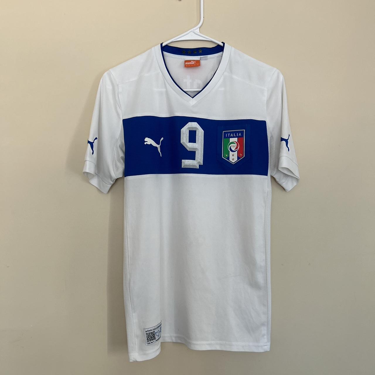 Italia puma away shirt from 11/12 Worn during the... - Depop
