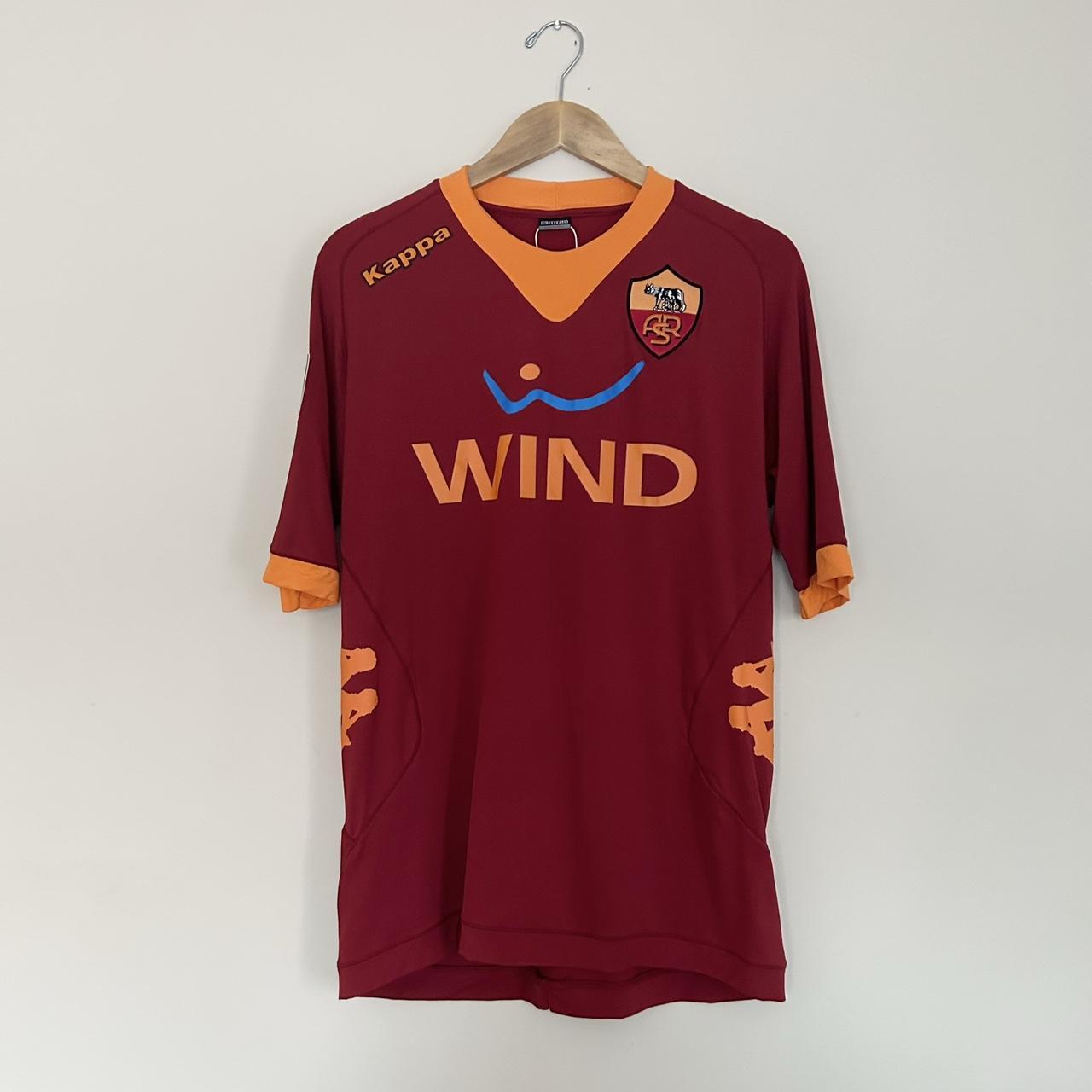 THROWBACK AS ROMA KAPPA HOME SHIRT *TOTTI* AS ROMA... - Depop