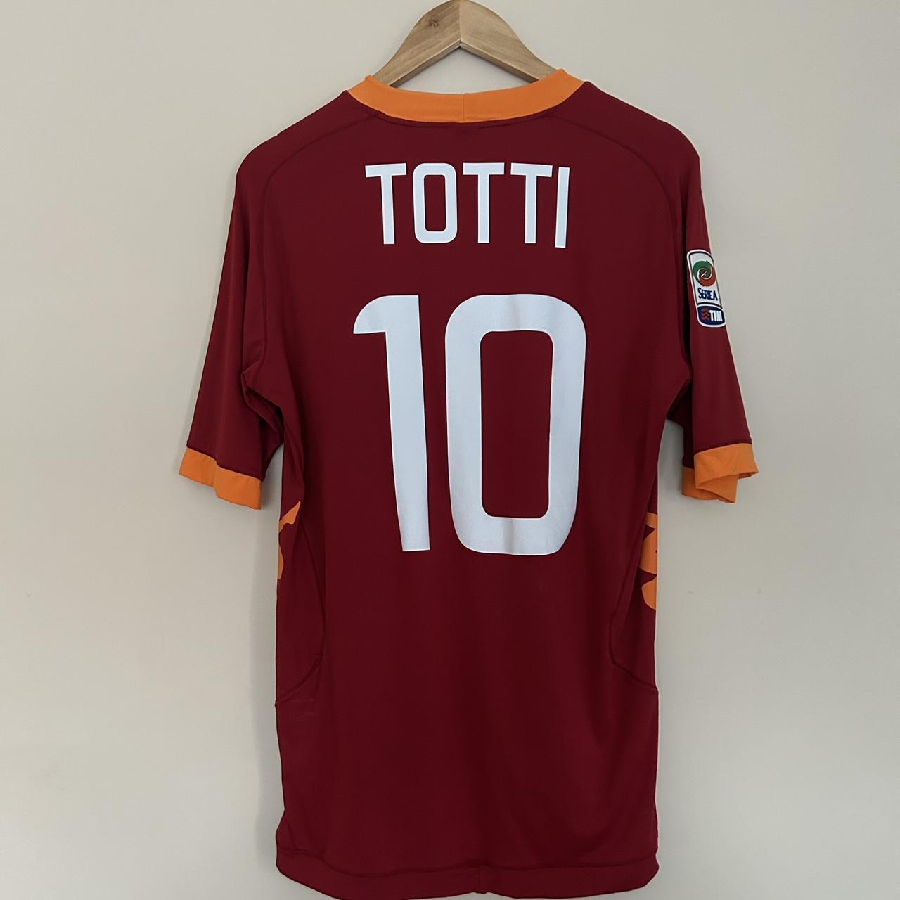 THROWBACK AS ROMA KAPPA HOME SHIRT *TOTTI* AS ROMA... - Depop