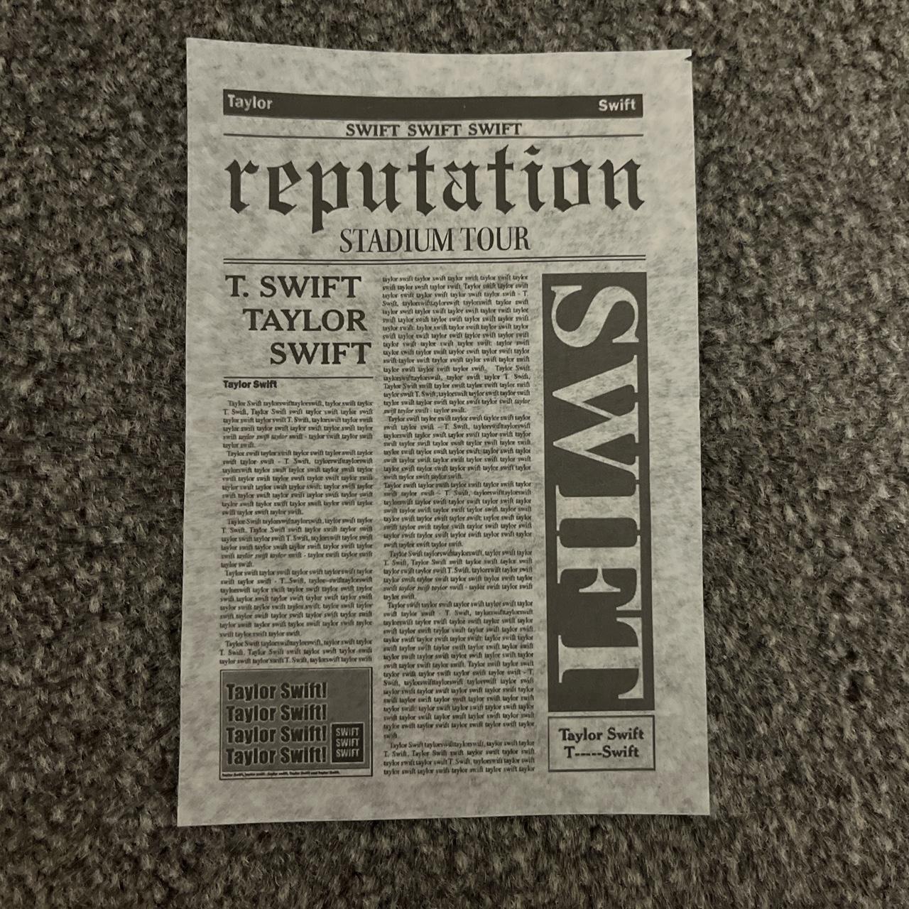 x3 official taylor swift reputation tour confetti... - Depop
