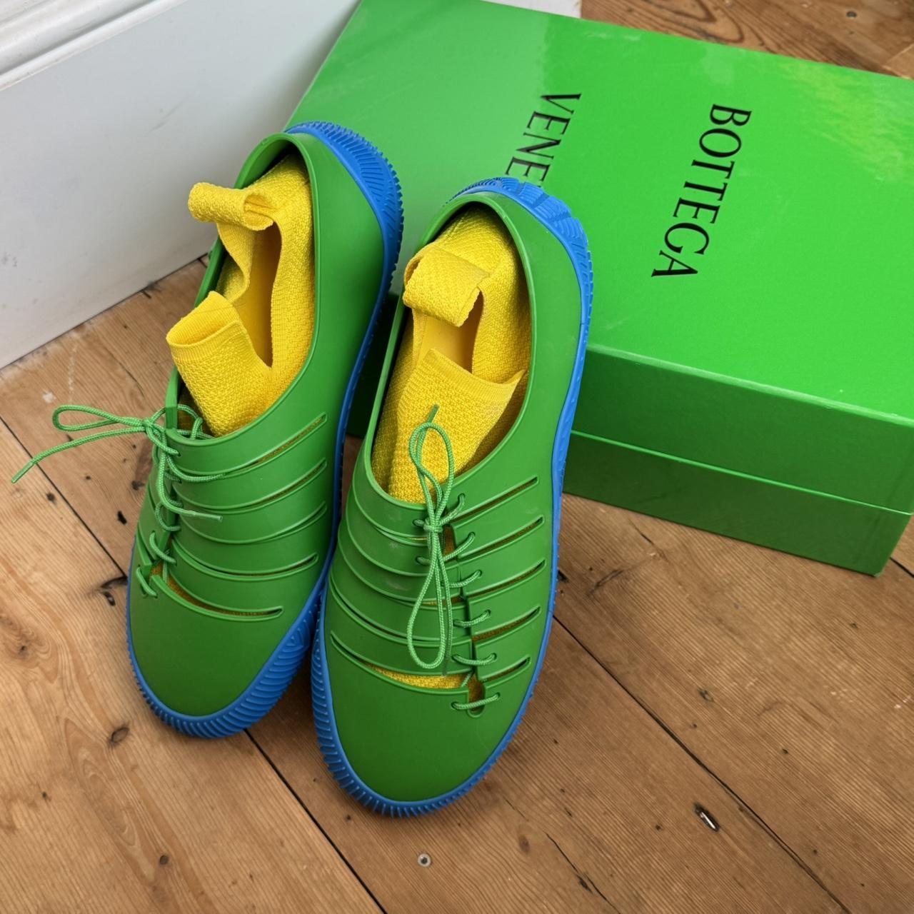 Bottega Veneta Tech Knit Rubber Climber Sneaker Shoe... | Depop