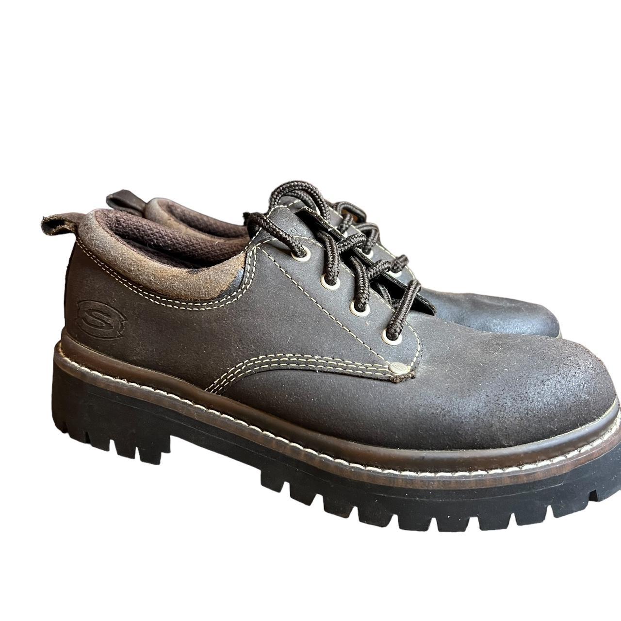 Amazing vintage Skechers late 90s-Y2K lace up... - Depop
