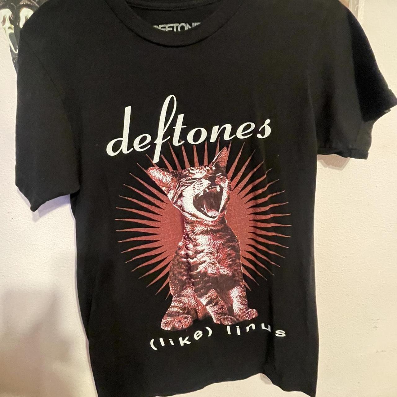 Deftones screaming cat shirt size medium (worn a few... - Depop