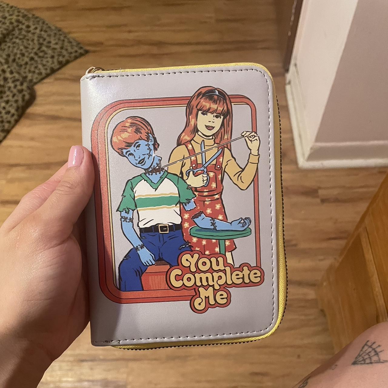 Horror "you complete me" wallet haven't been used at... - Depop
