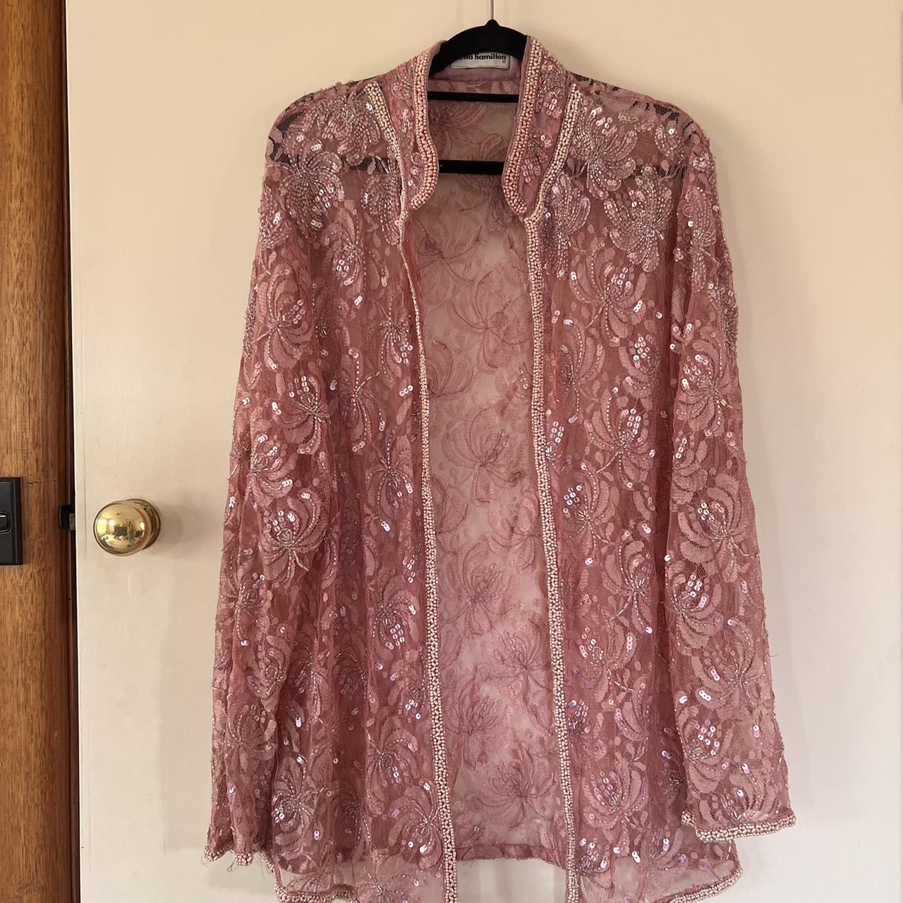 Link sequin open shirt. Dazzle dazzle. Beautifull... - Depop