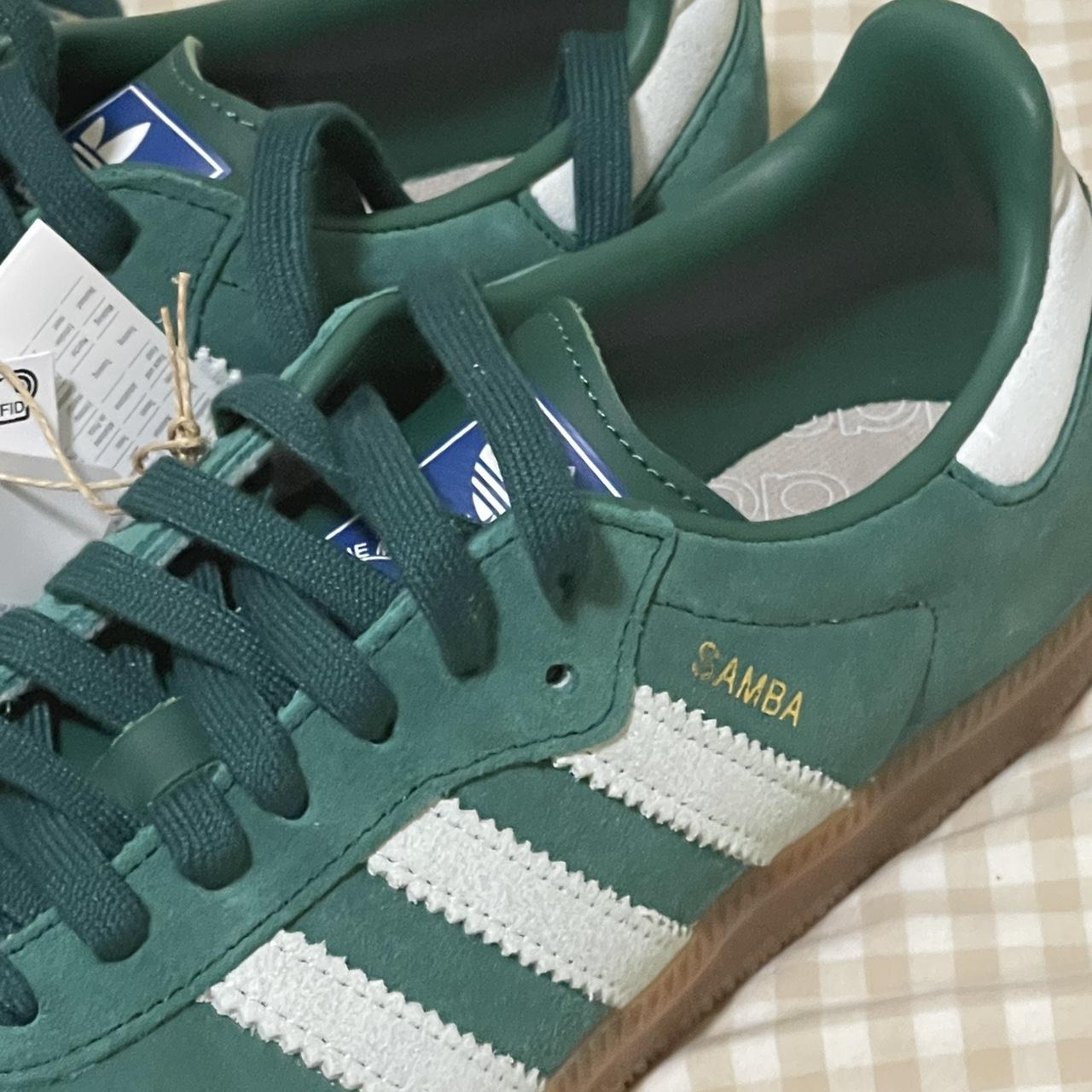 Adidas Men's Green Trainers | Depop