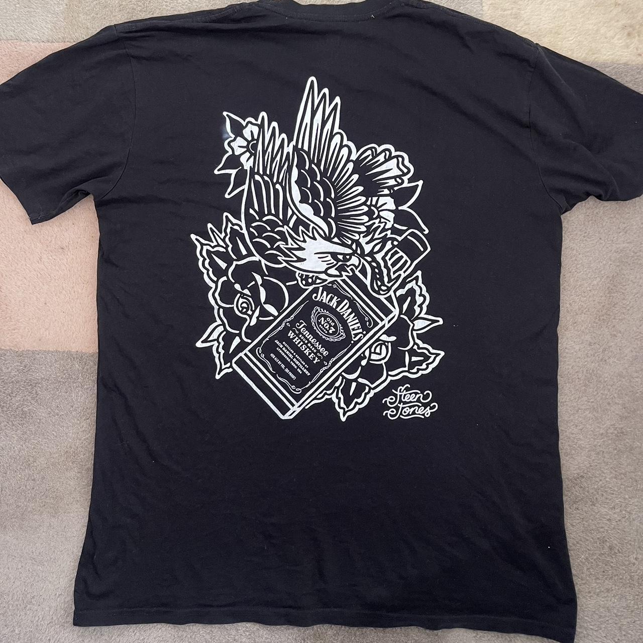 JACK DANIEL’S TRAD STYLE TEE IN BLACK Jack Daniel’s... - Depop