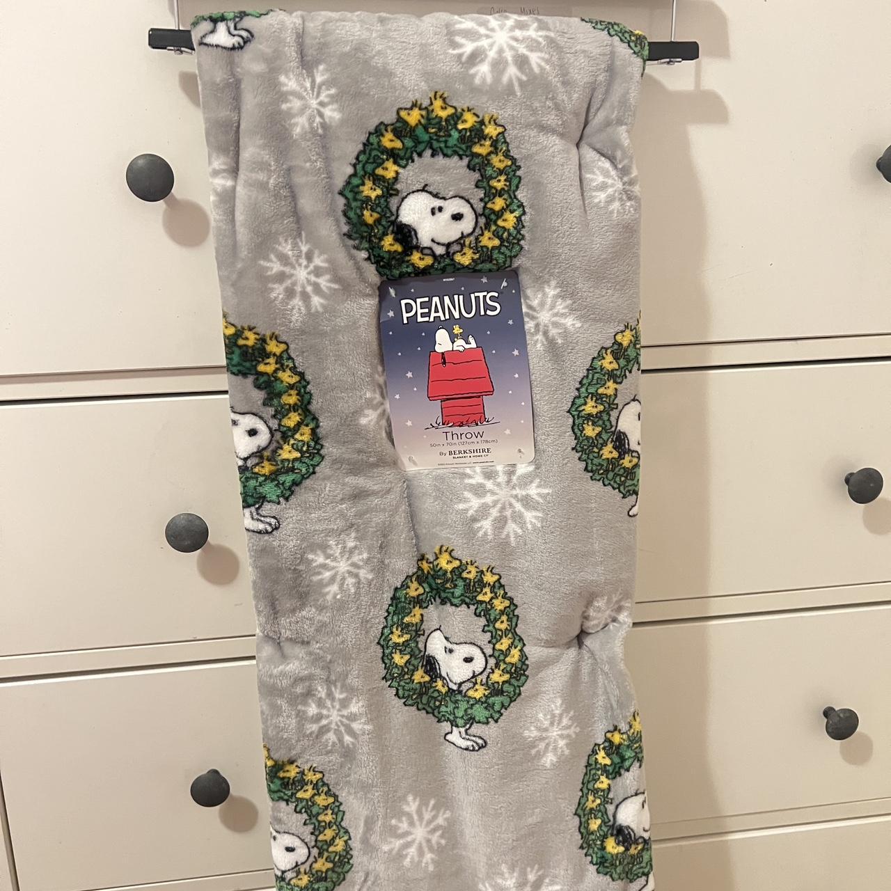 Snoopy Blanket Throw 🎄 Brand New! Really soft... - Depop