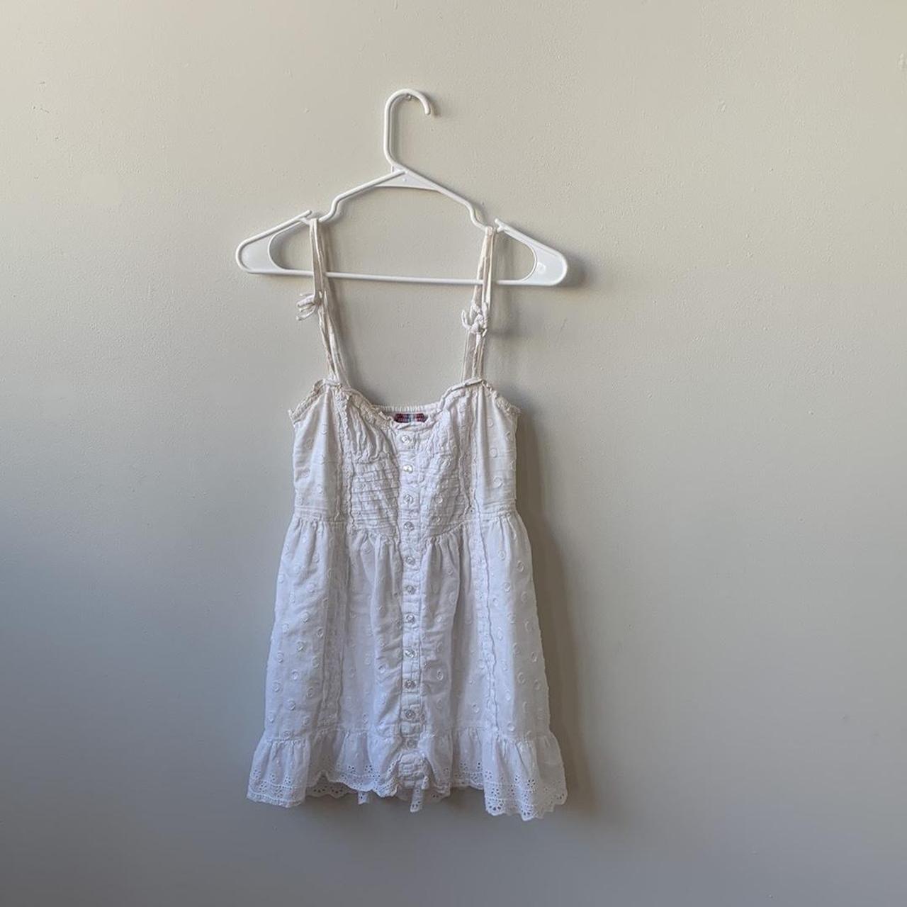 Urban Outfitters extra small white mini sundress | Depop