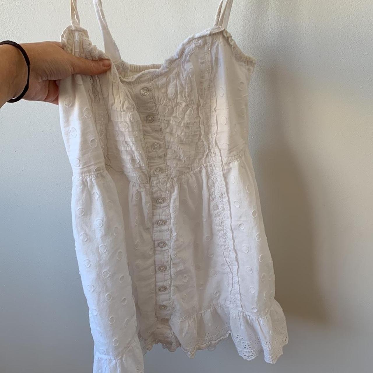 Urban Outfitters extra small white mini sundress | Depop
