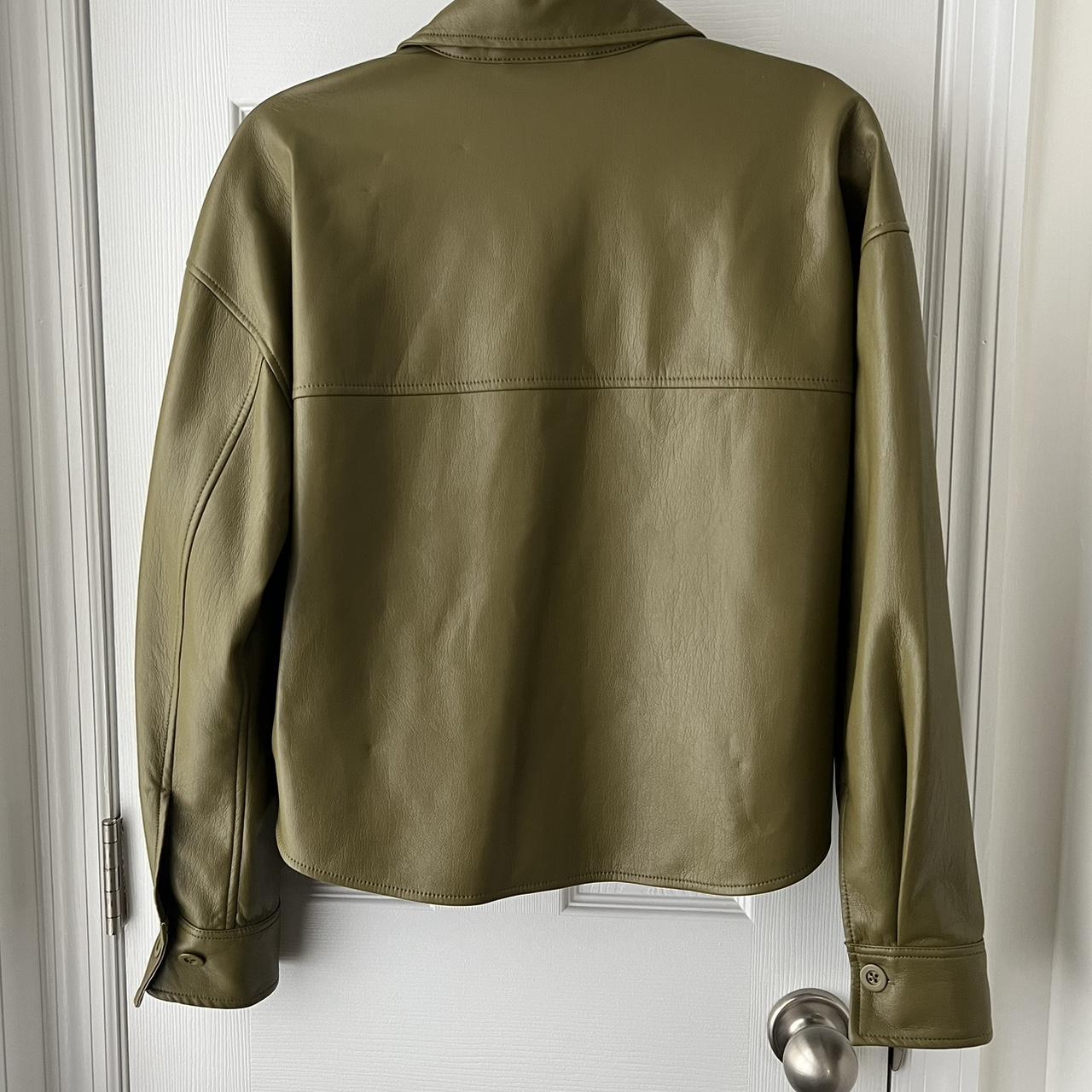 Aritzia Babaton Pelli Hip Shirt Jacket. Originally $148 - Depop